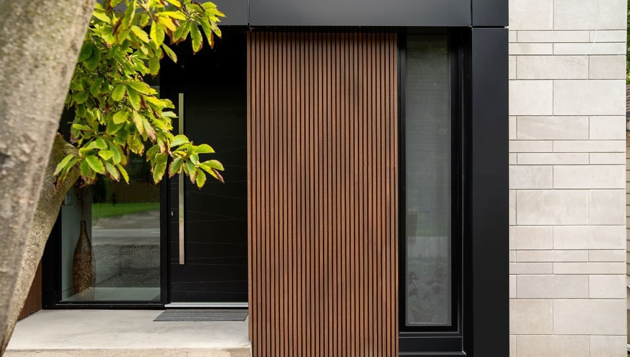 Exterior Prestige Grand Grid Cladding Walnut 1x8 – Decofigura USA
