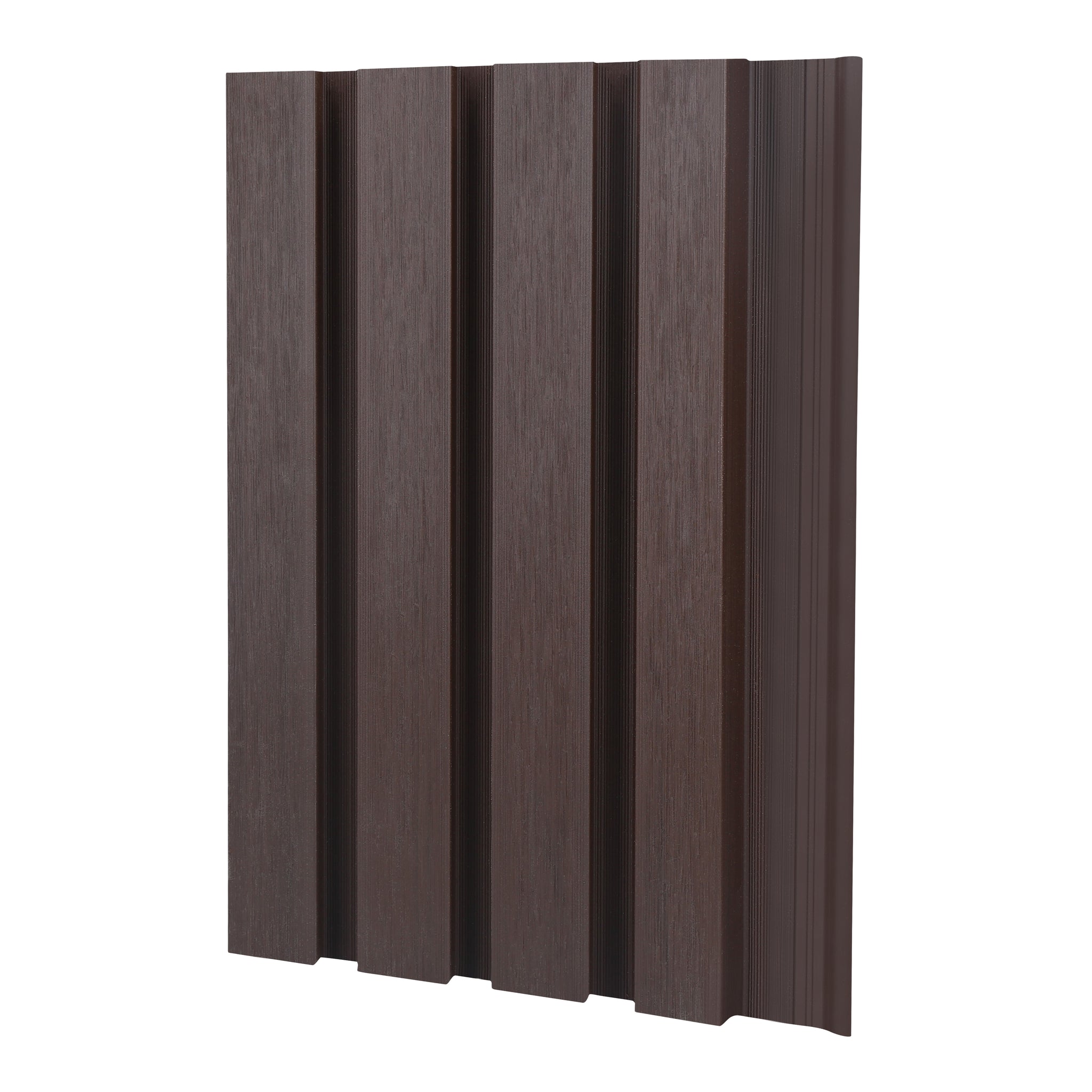 WPC Exterior Wall Cladding Dark Brown | Durable & Stylish – Decofigura USA